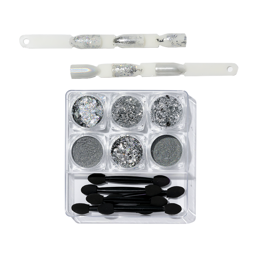 Set Efectos Plateado – Nails Station
