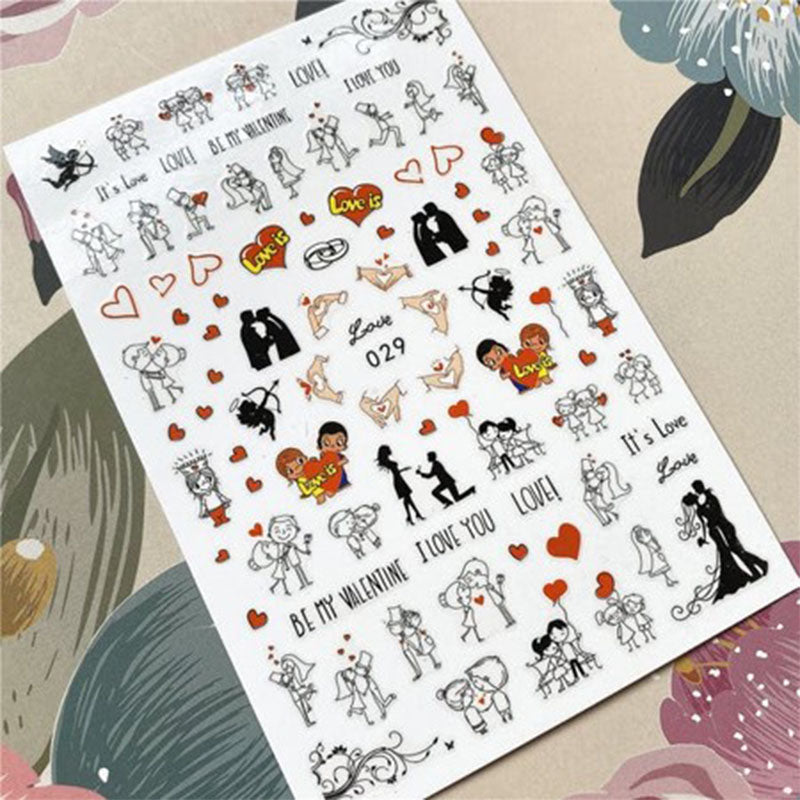 Sticker Novios 029 Novios – Nails Station